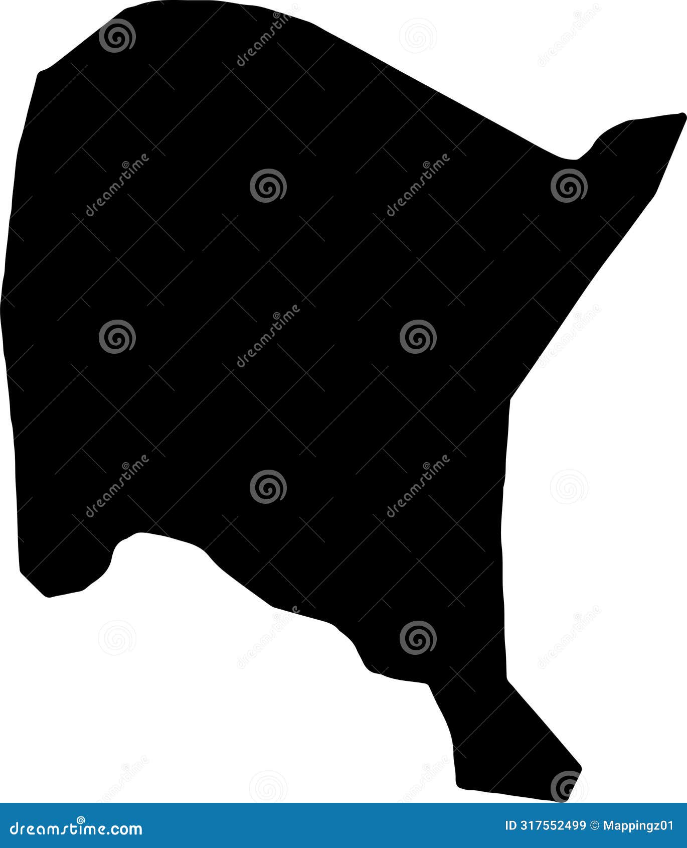 Yumbe Uganda Silhouette Map with Transparent Background Stock ...