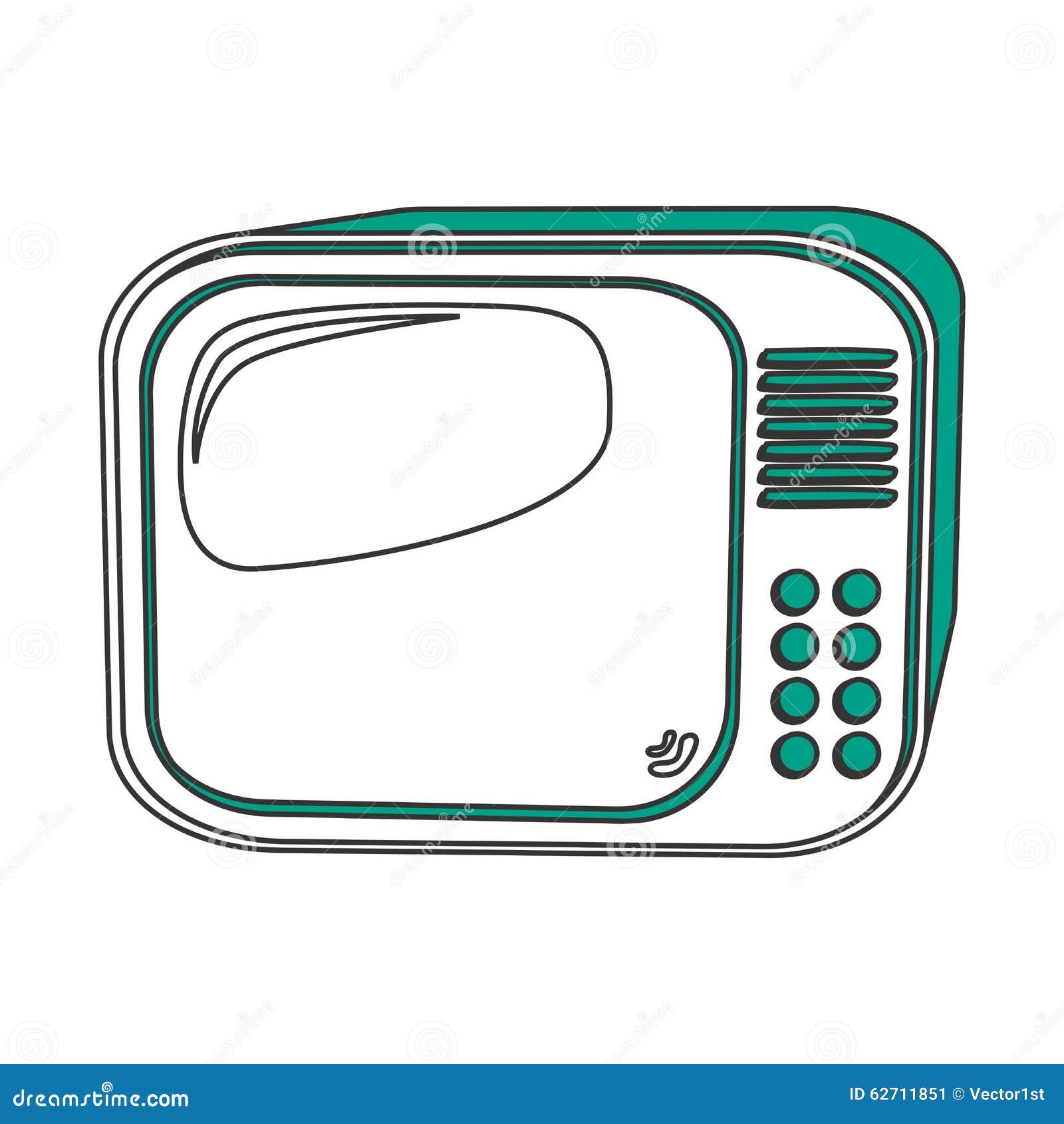 Outline object art stock vector. Illustration of drawn - 62711851