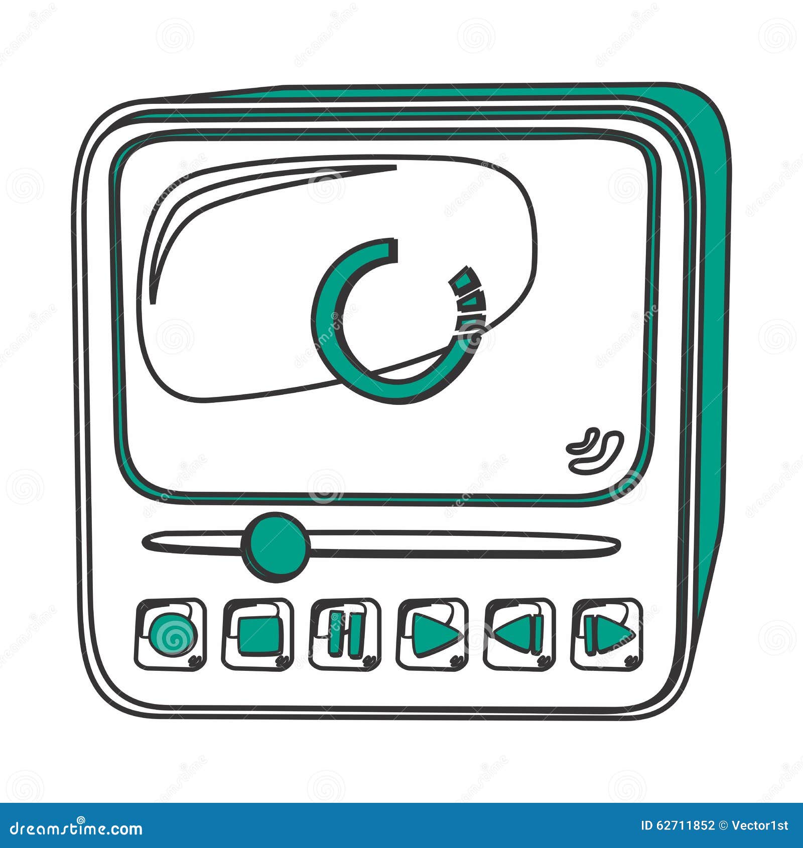 Outline object art stock vector. Illustration of icon - 62711852