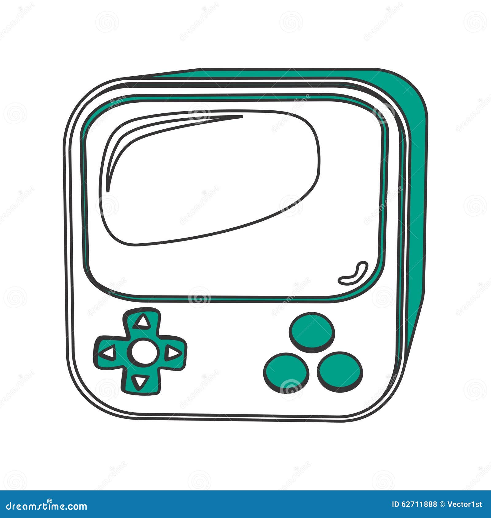 Outline object art stock vector. Illustration of isolated - 62711888