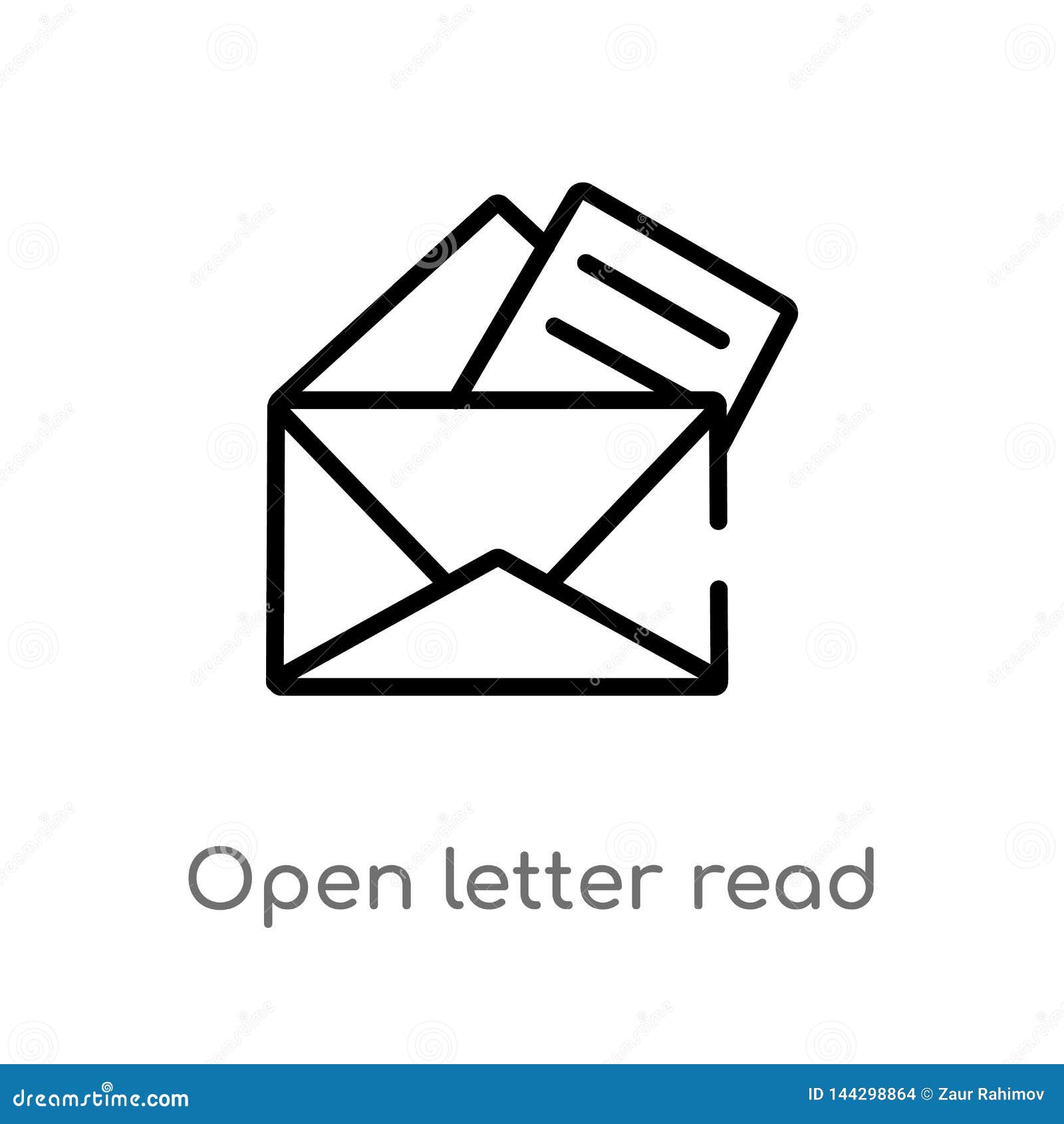 Open Letter Icon