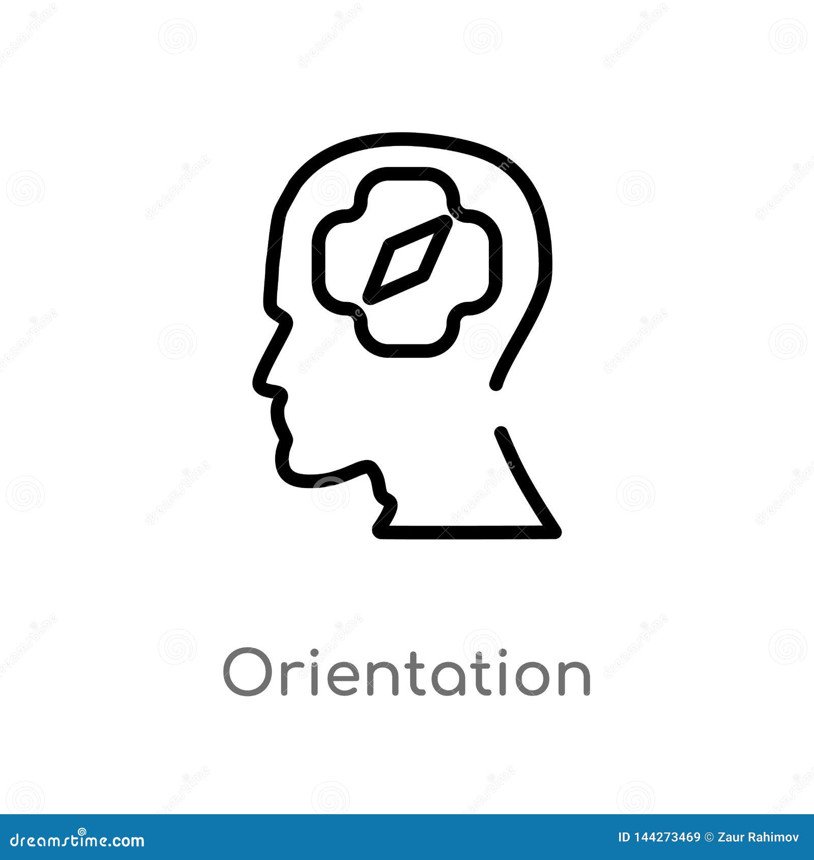 Orientation Vector Icon Isolated On Transparent Background, Orientation ...