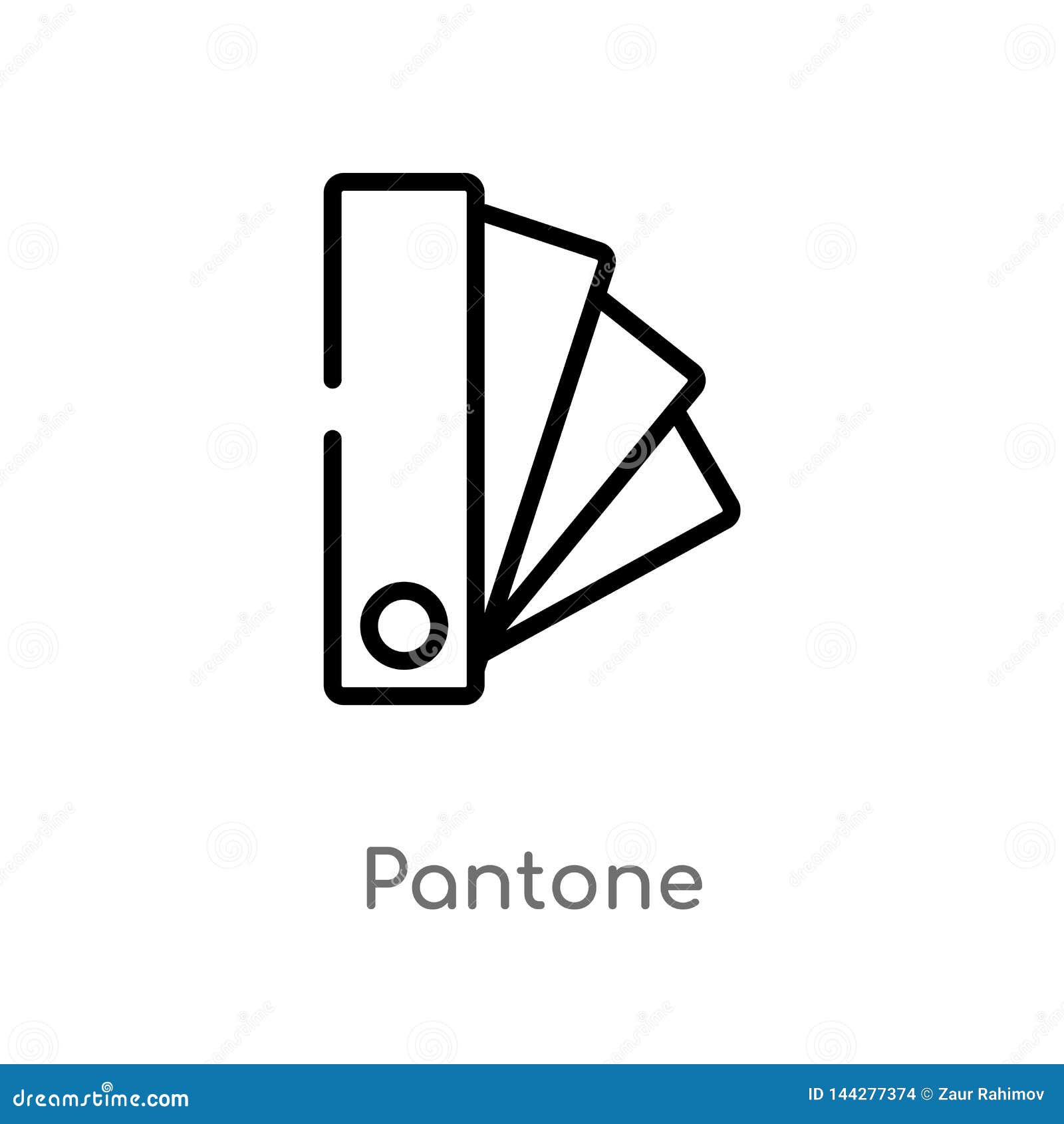 Pantone Vector Icon Isolated On Transparent Background, Pantone ...