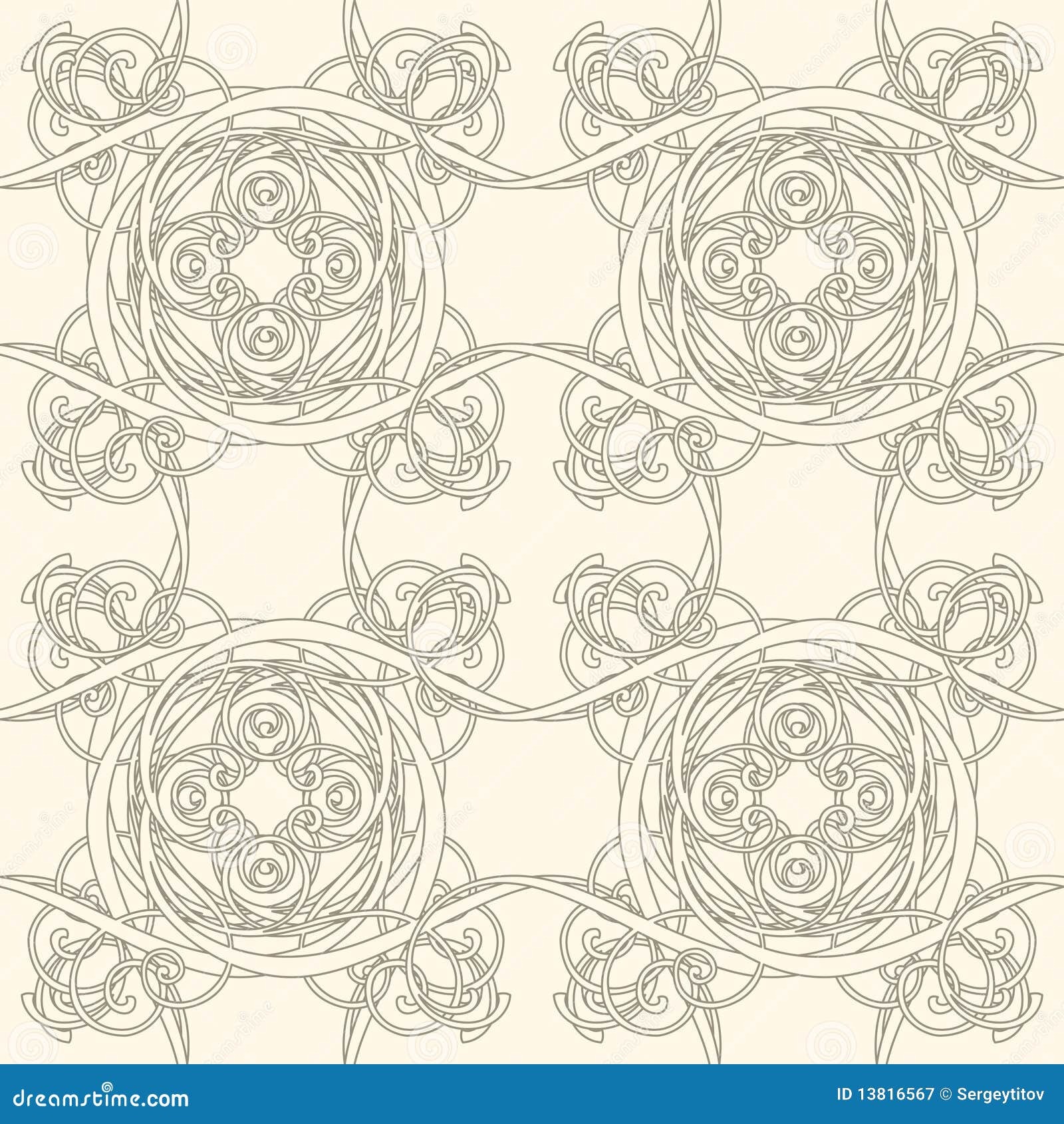 Outline pattern in modern stock vector. Illustration of decor - 13816567
