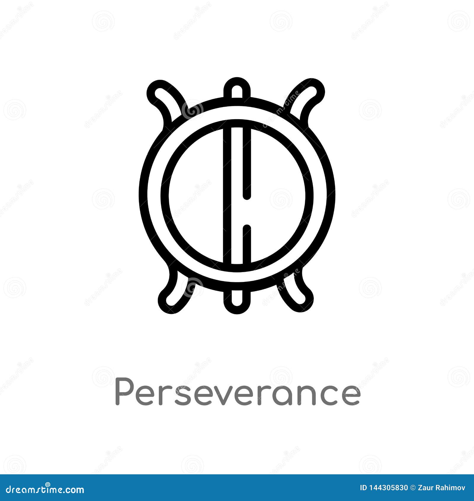 Perseverance Line Icons Collection. Persistence, Determination ...