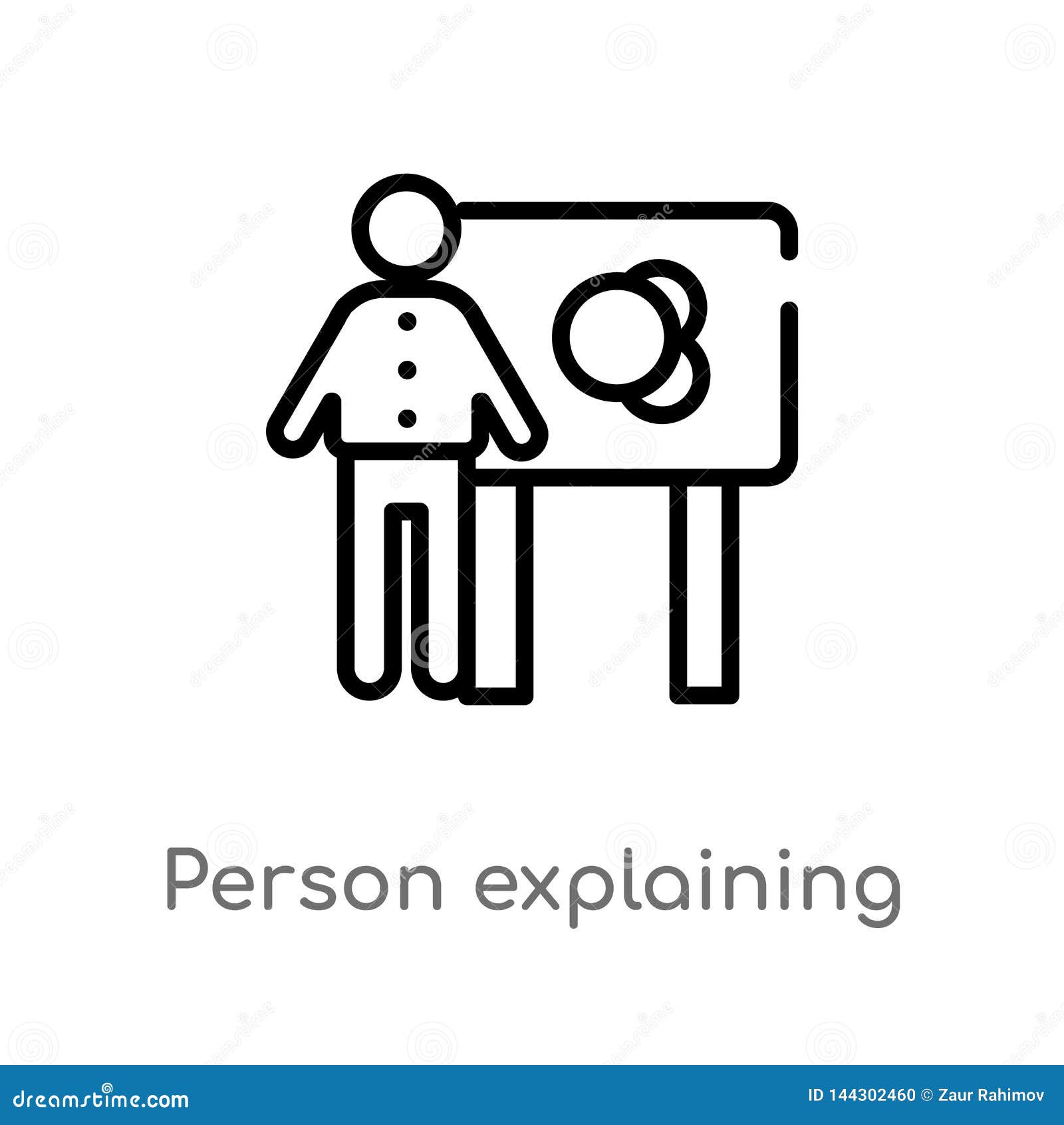 Black Man Explaining To Child Stock Illustration | CartoonDealer.com ...