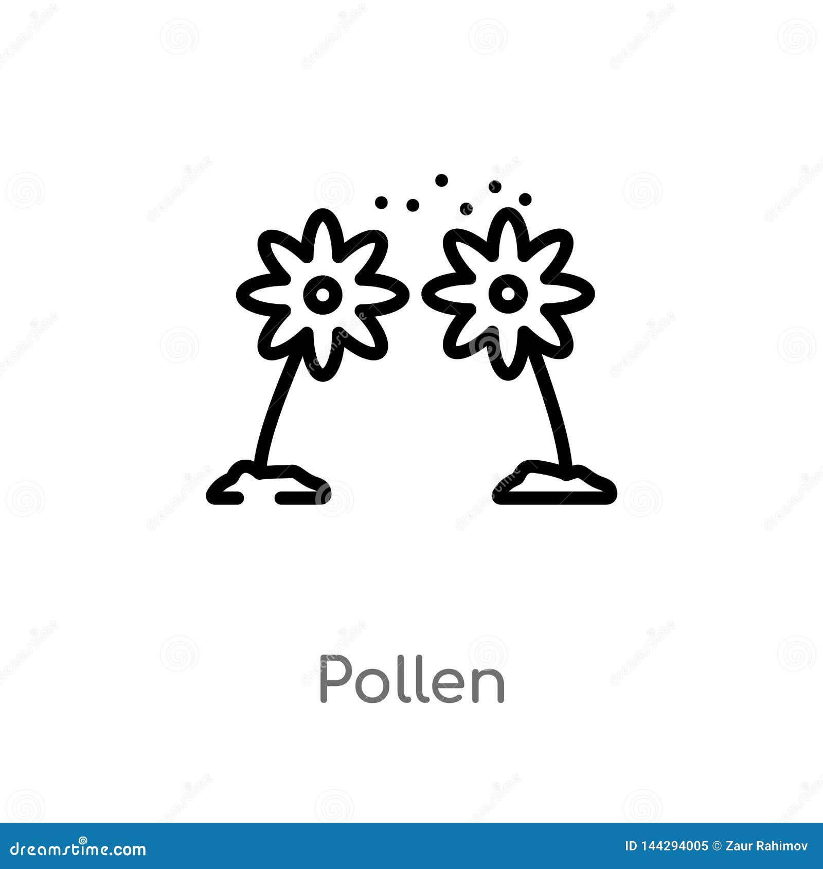 Pollen Vector Icon On White Background. Flat Vector Pollen Icon Symbol ... Pollen Vector Icon On White Background. Flat Vector Pollen Icon Symbol ...