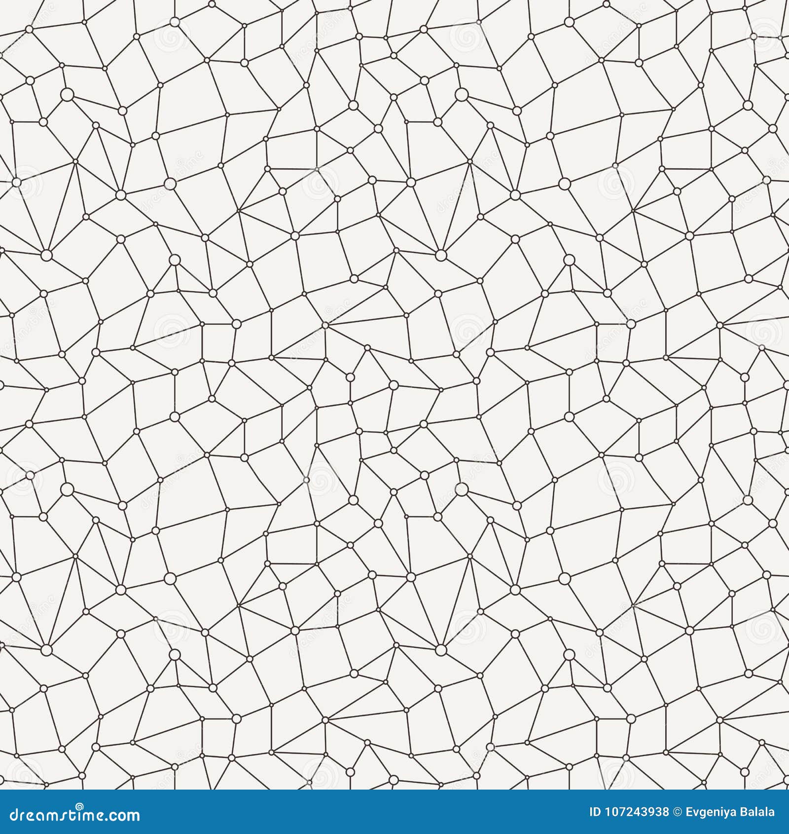 Outline Polygon Seamless Pattern. Stock Vector - Illustration of ...