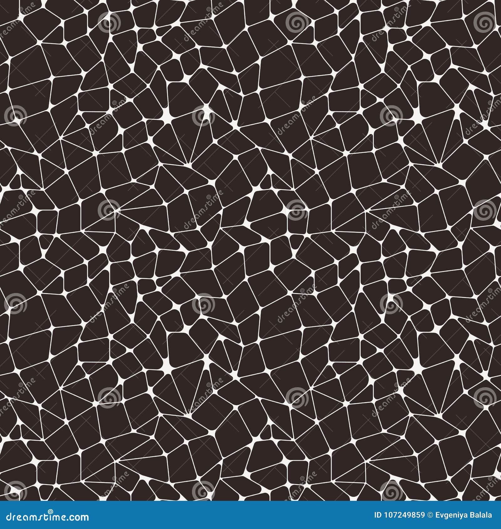 Outline Polygon Seamless Pattern. Stock Vector - Illustration of ...