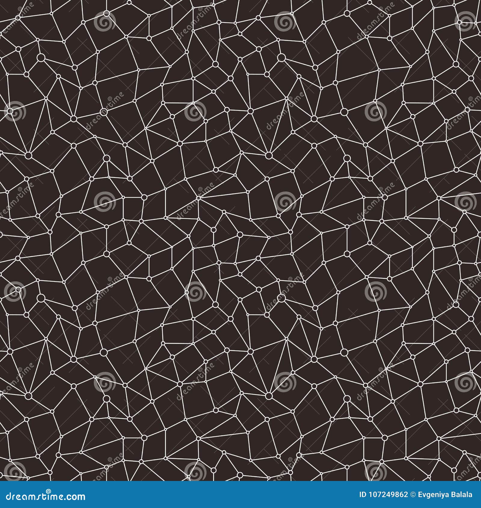 Outline Polygon Seamless Pattern. Stock Vector - Illustration of ...