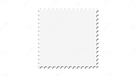 Outline of Postage Stamp stock illustration. Illustration of postage ...
