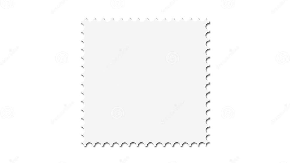 Outline of Postage Stamp stock illustration. Illustration of postage ...