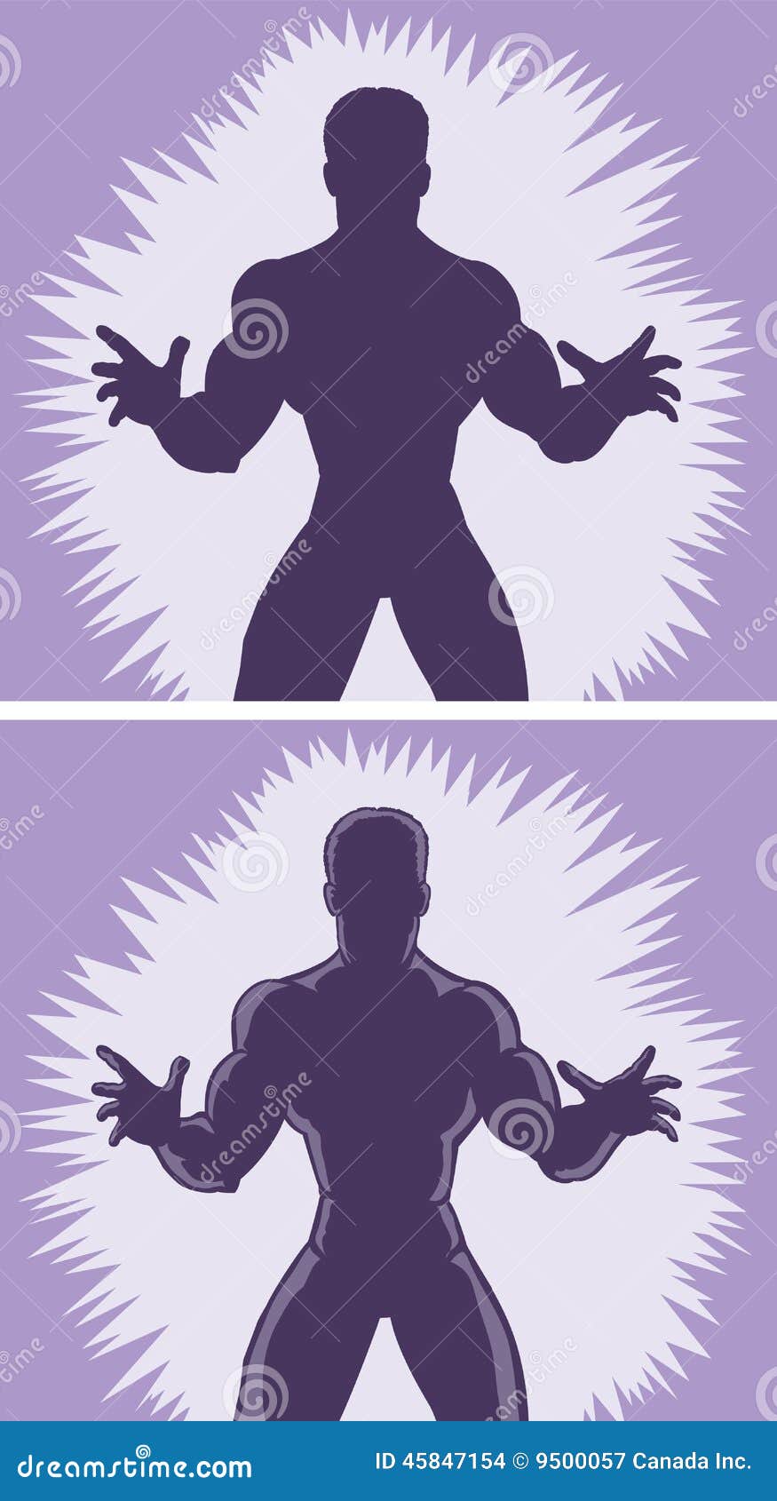 Outline pouncing Man stock vector. Illustration of stance - 45847154