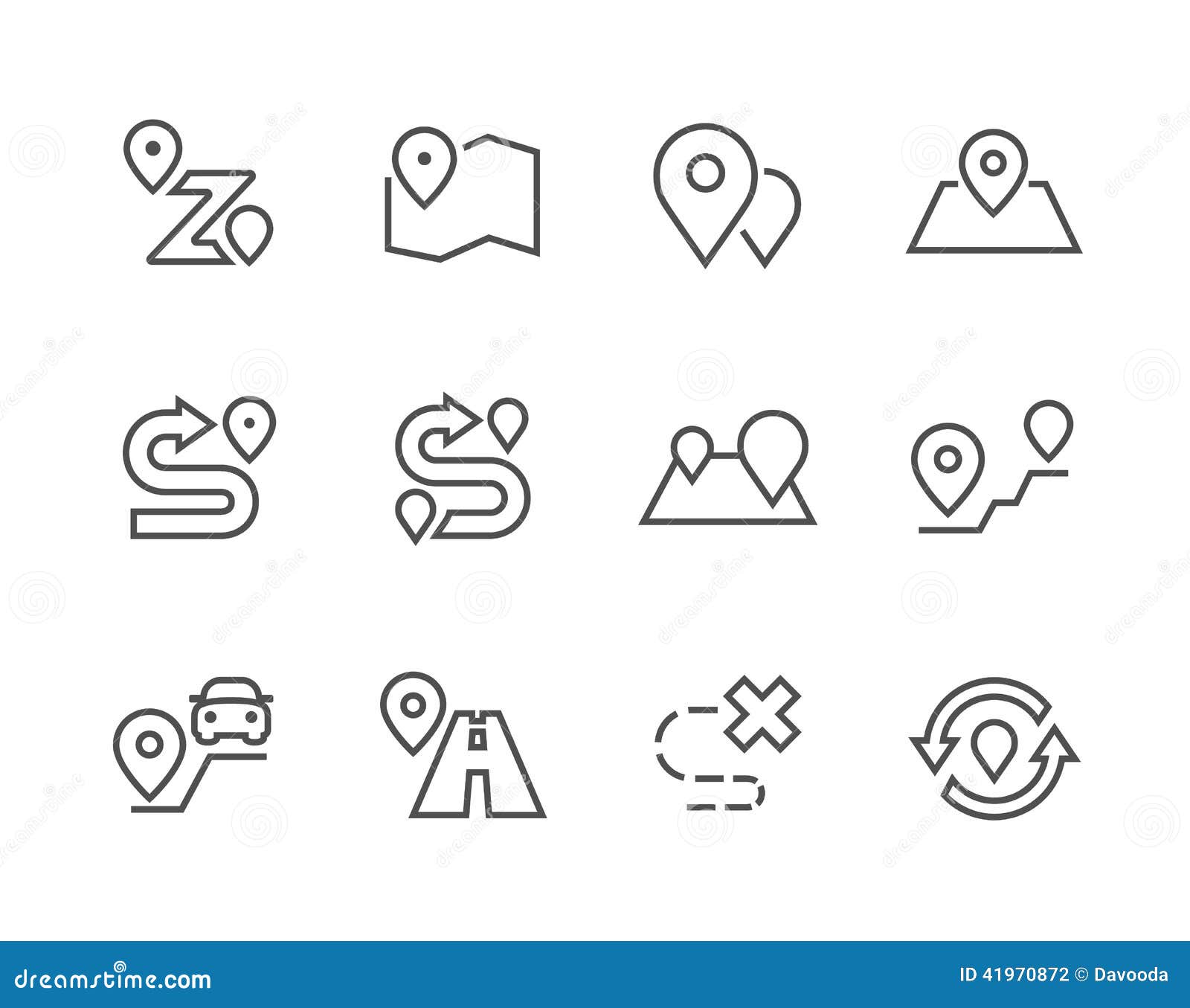 Outline Route Stock Illustrations – 24,704 Outline Route Stock ...