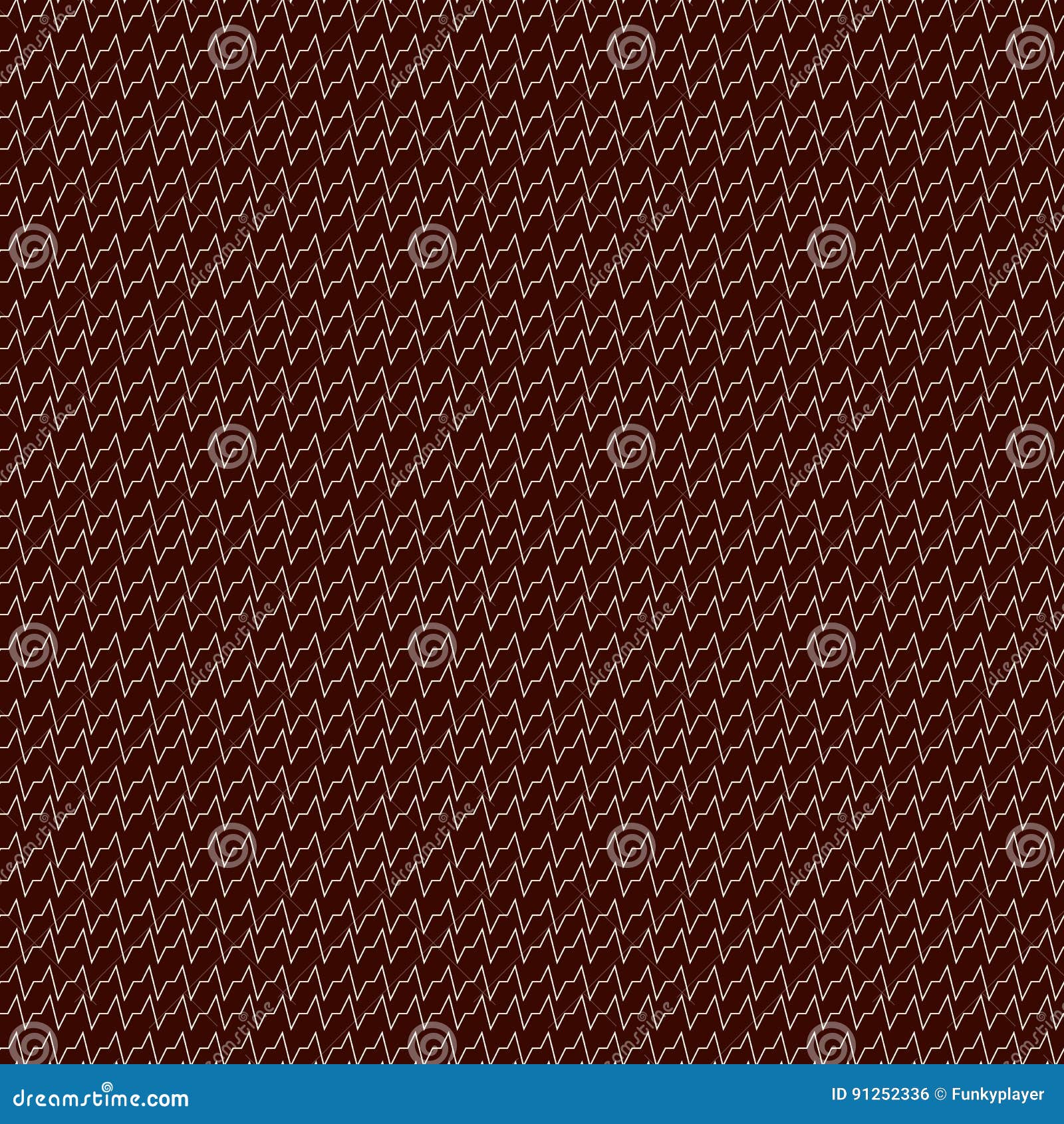 Outline Seamless Pattern with Horizontal Jagged Lines . Repeated Sharp ...