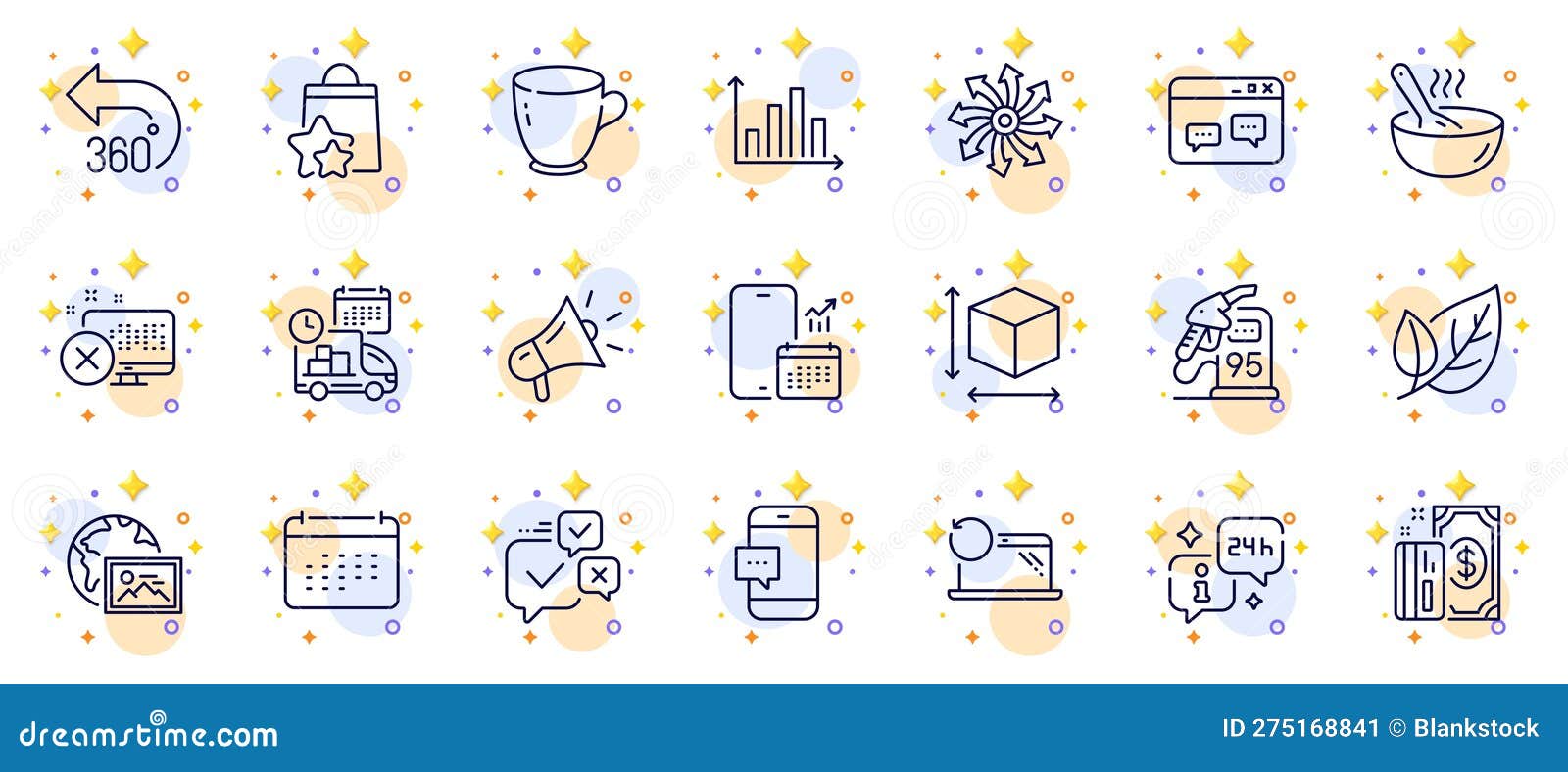 Outline Set of Phone Calendar, Versatile and Browser Window Line Icons ...