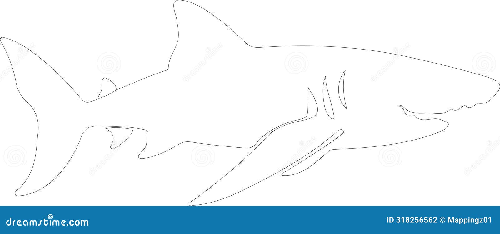 Basking Shark Isolated Coloring Page For Kids Cartoon Vector ... Basking Shark Isolated Coloring Page For Kids Cartoon Vector ...