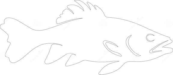 Cod Outline Silhouette Generative Ai Stock Vector - Illustration of ...