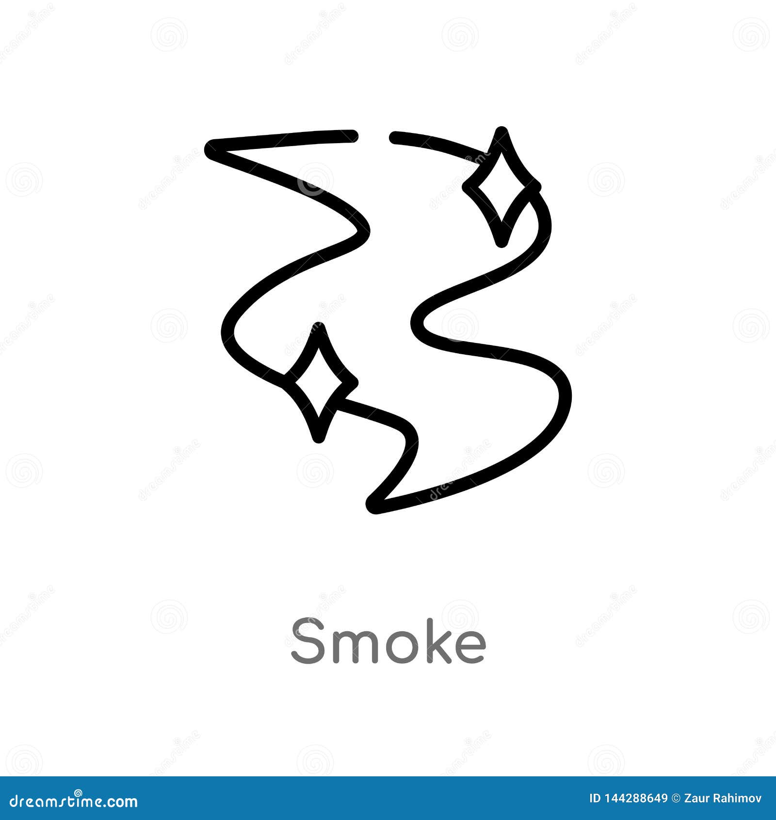Outline Smoke Detector Vector Icon | CartoonDealer.com #107703908