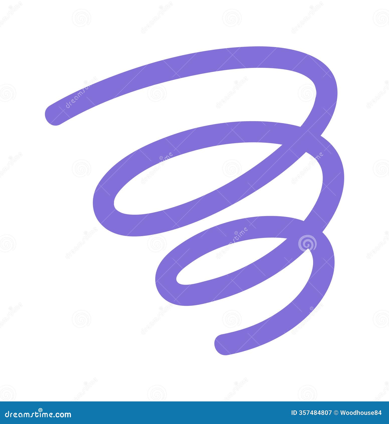 Outline Squiggle Color Linear Doodle Stock Vector - Illustration of ...