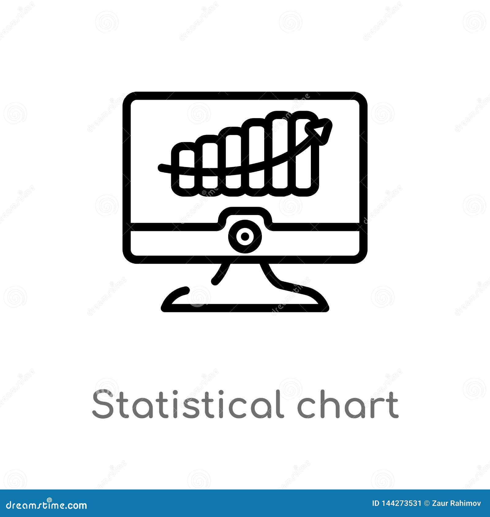 Statistical Chart Icon In Trendy Design Style. Statistical Chart Icon ... Statistical Chart Icon In Trendy Design Style. Statistical Chart Icon ...