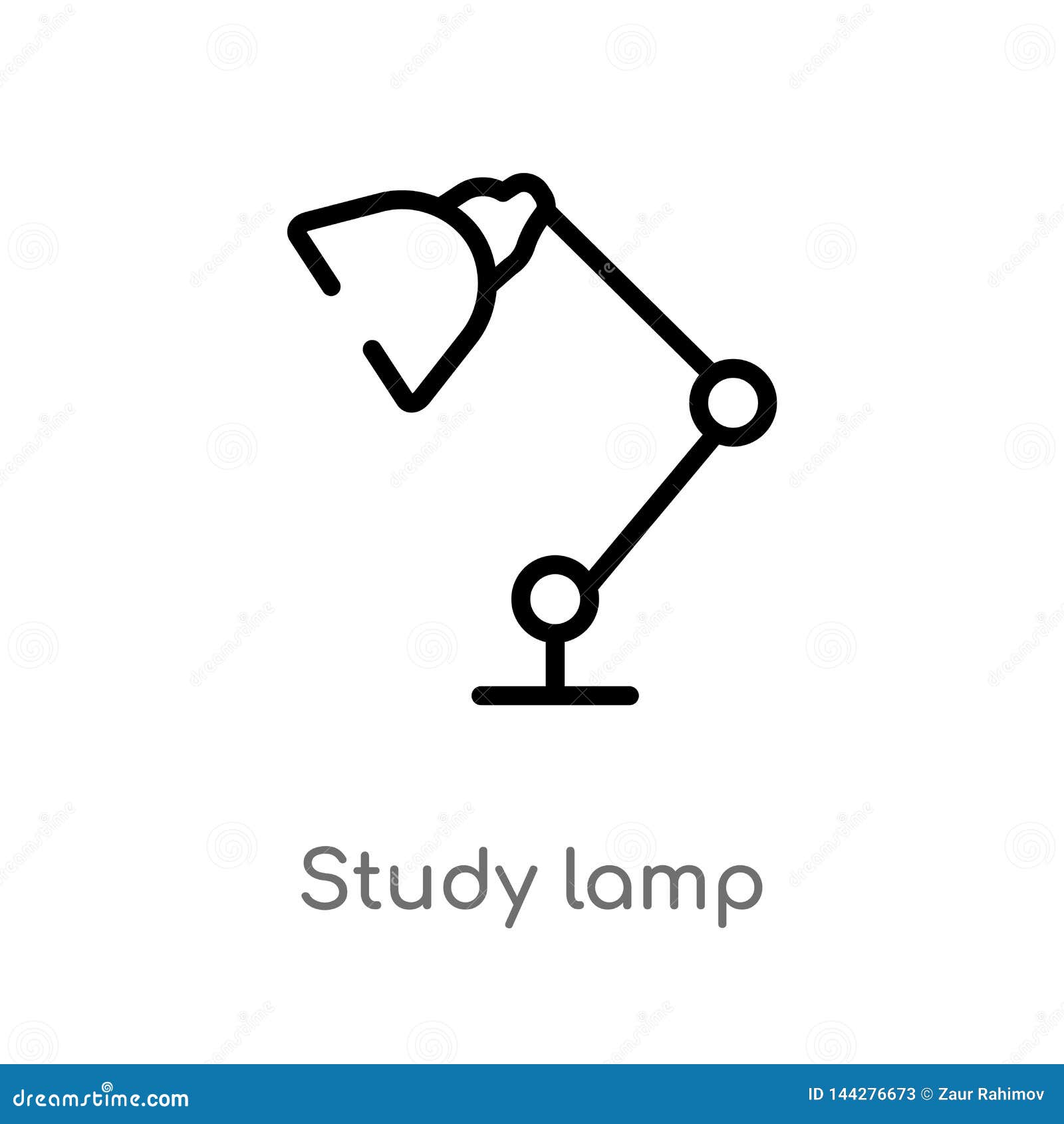Study Lamp Vektor Icon Or Logo Cartoon Vector | CartoonDealer.com ...