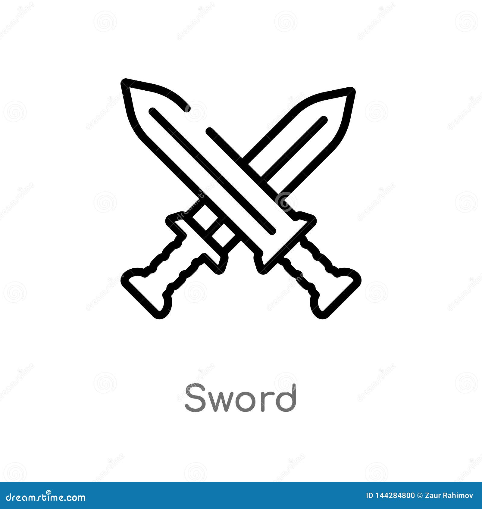 Simple Sword Vector