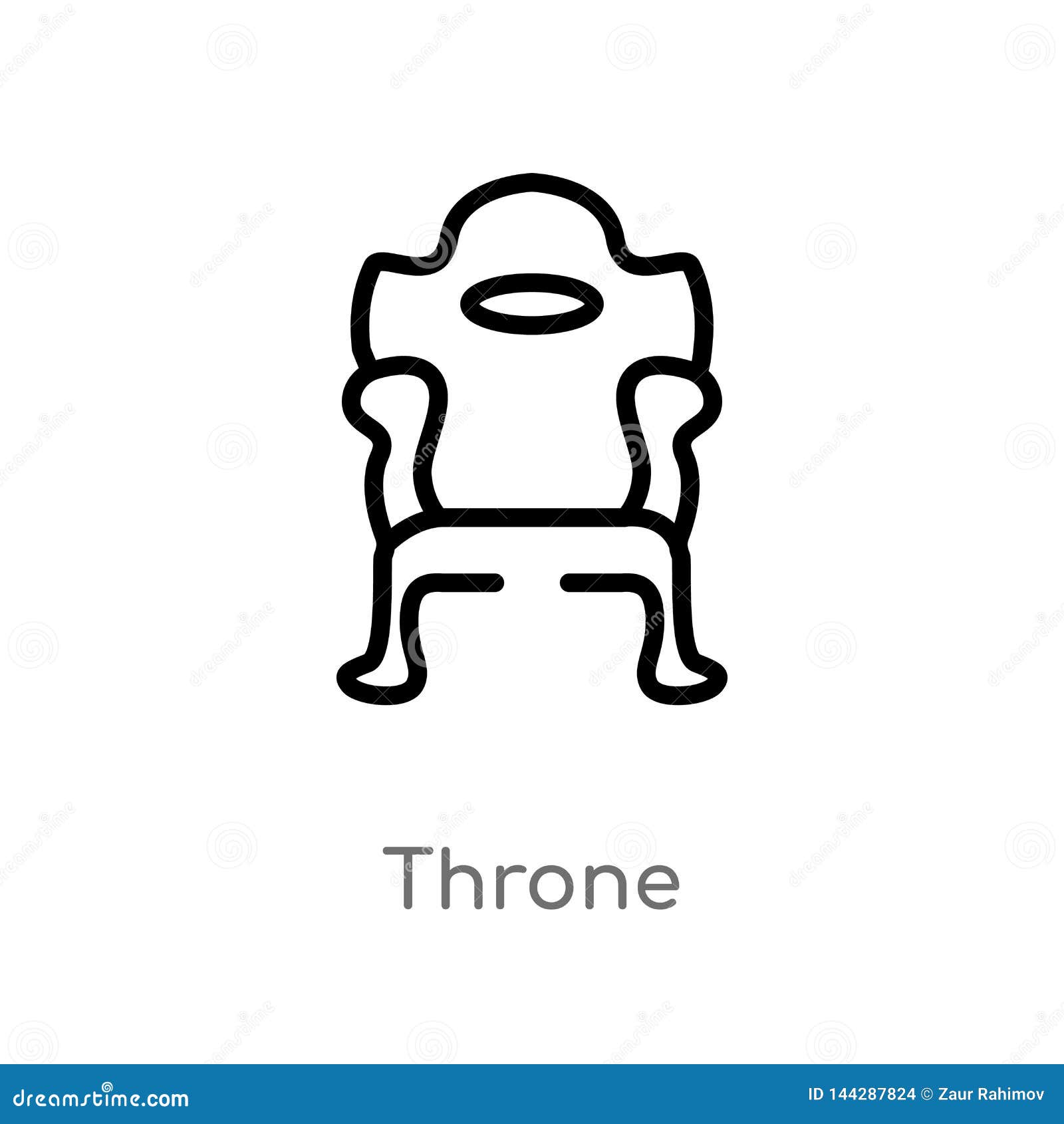 Throne. Vector Drawing | CartoonDealer.com #270465085