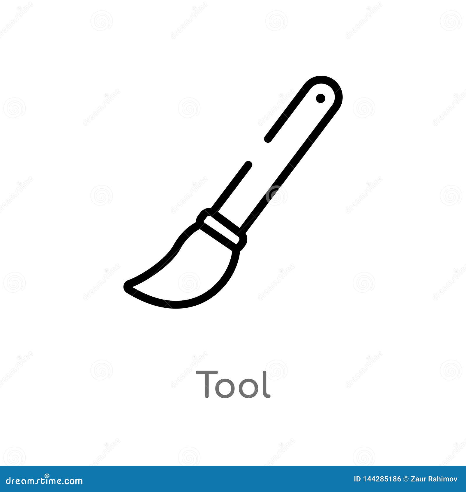 Outline Tool Box Storage Drawing Vector Illustration Graphic ...