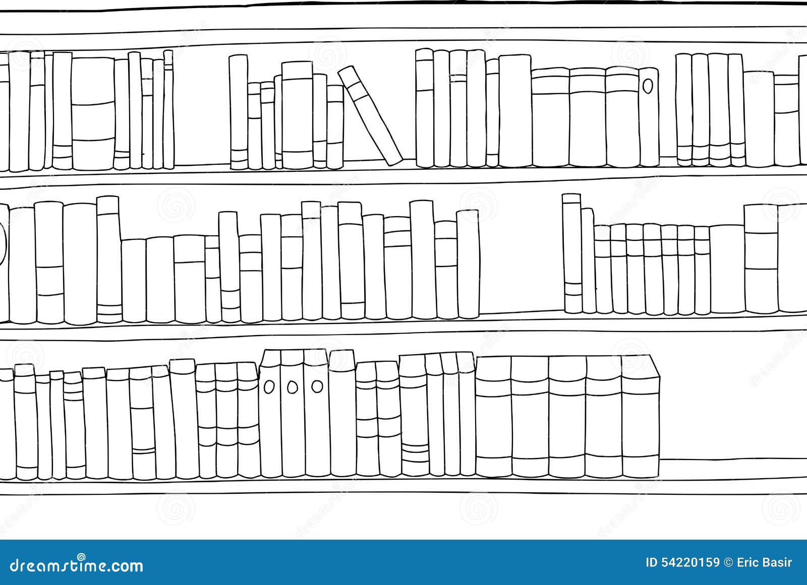 Outline of Various Books stock illustration. Illustration of space ...