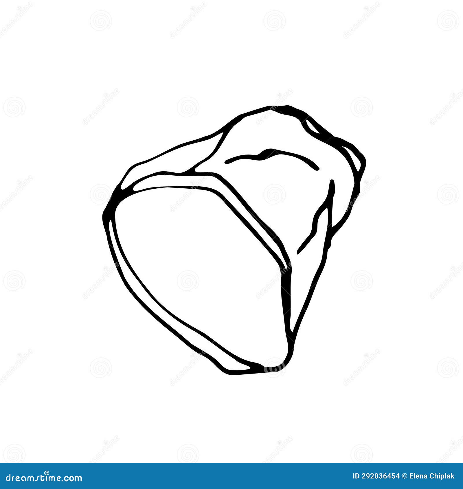 Outline Vector Element Plastic Pollution. Crumpled Plastic Cup. Symbol ...