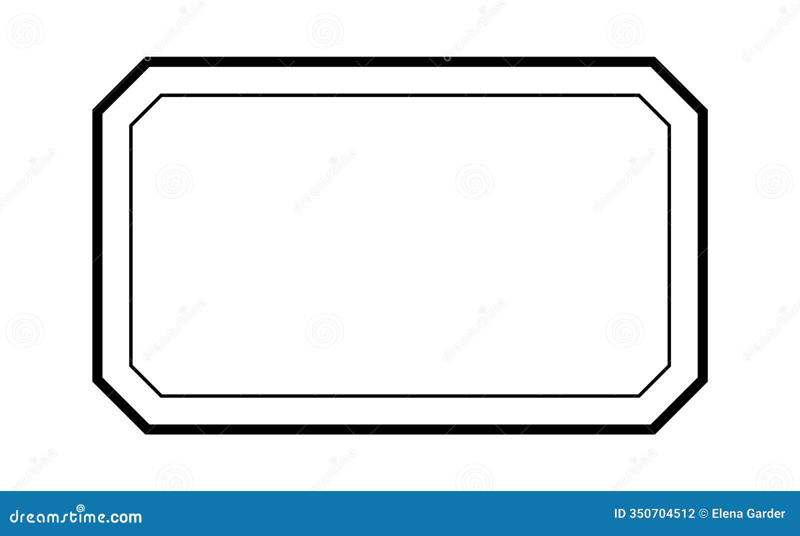 Kos Map Outline. Vintage Discover The World. Cartoon Vector ...