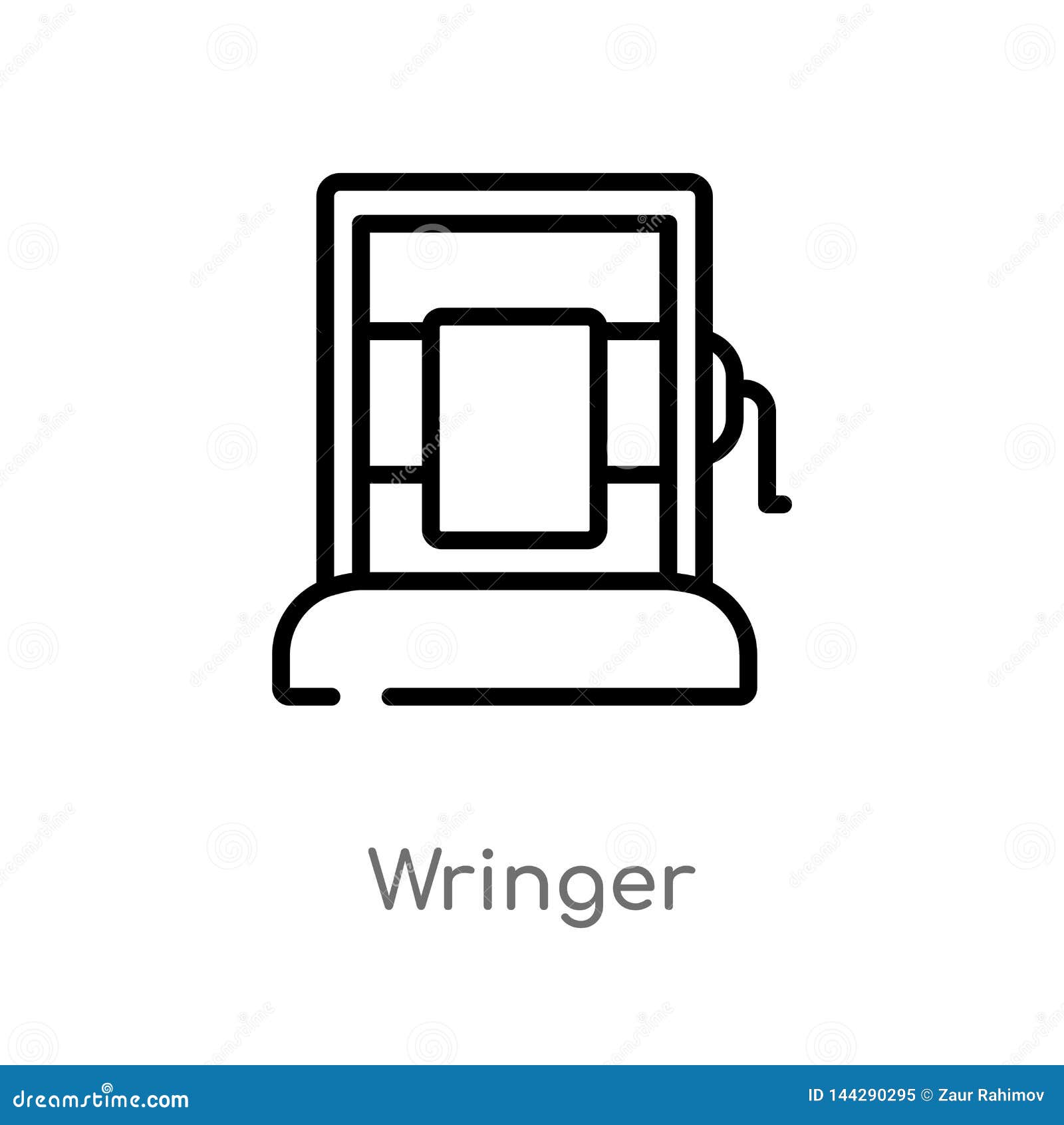 Wringer Icon On White Background. Simple Element Illustration From ...