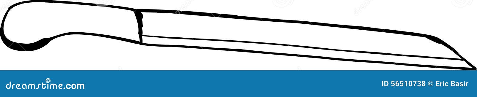 Outlined Isolated Knife Stock Illustrations – 39 Outlined Isolated ...