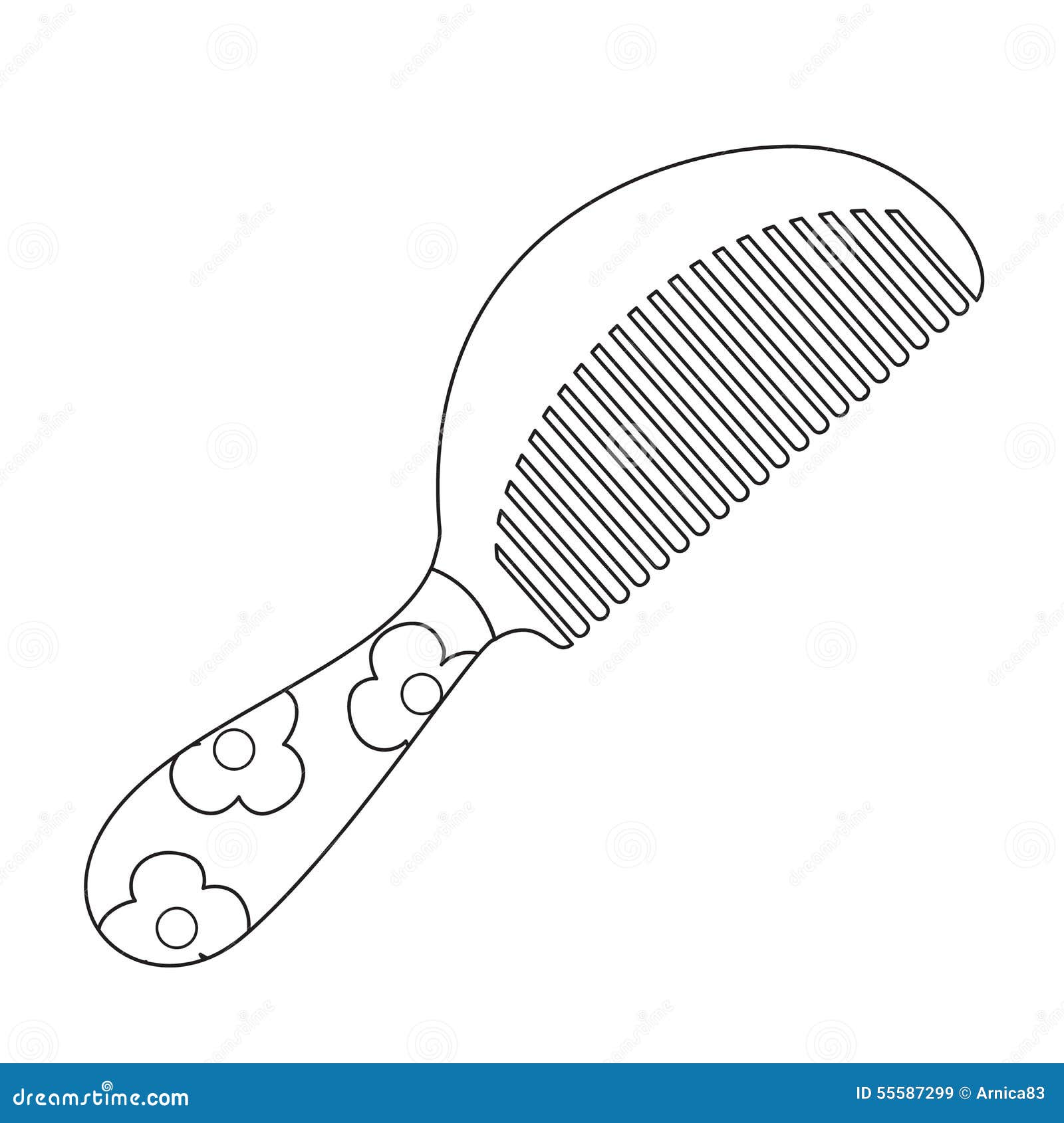 Cartoon Comb. Coloring Page | CartoonDealer.com #55600967