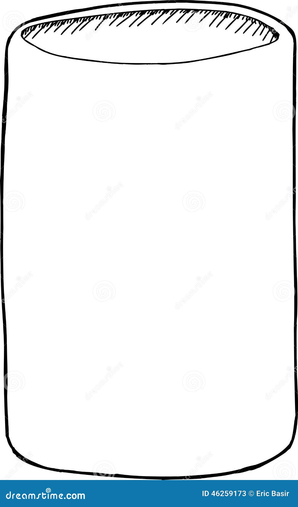 Outlined Foam Can Holder stock vector. Illustration of food - 46259173