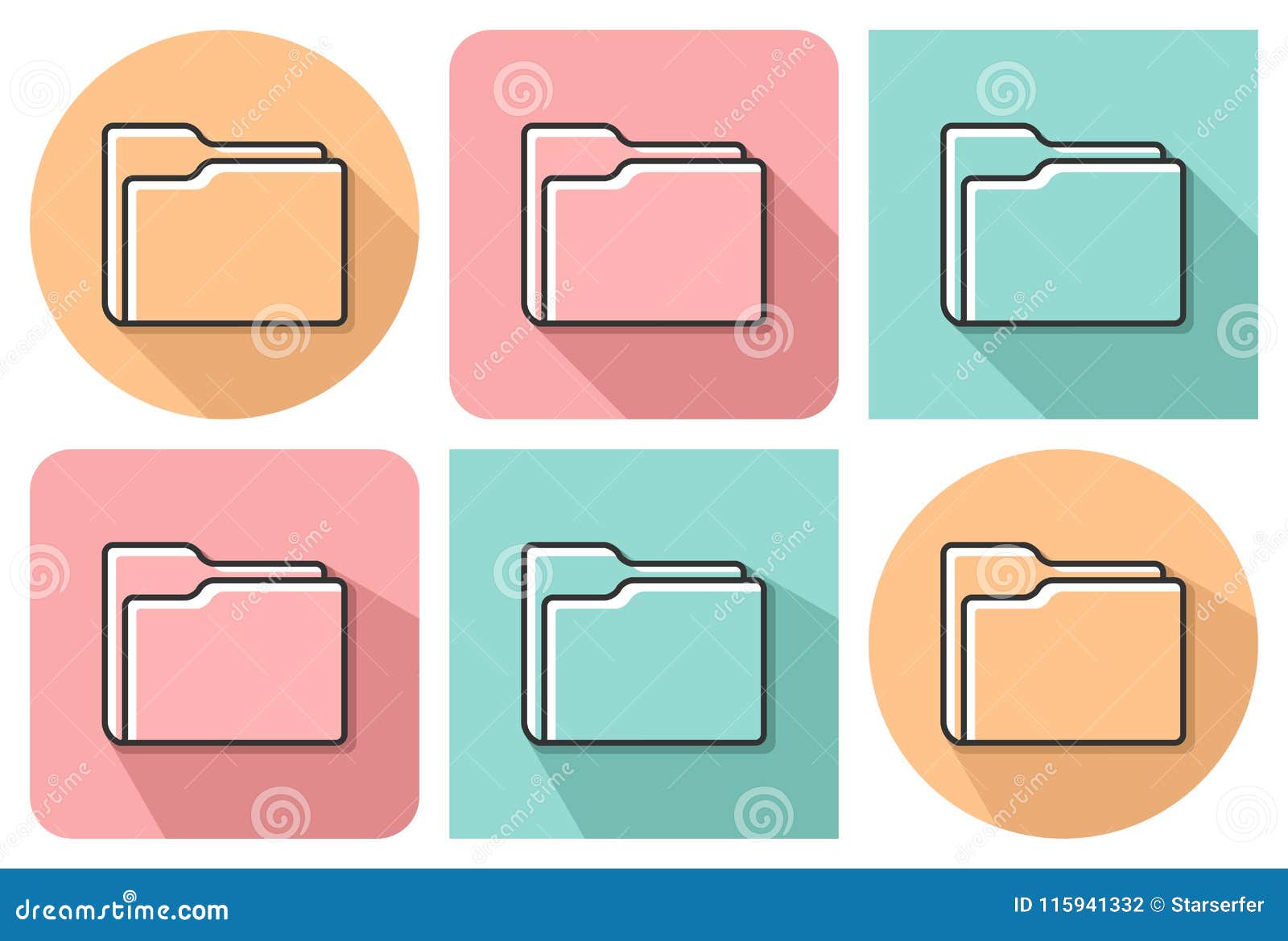 Outlined Icon Set: Royal Crowns Vector Illustration | CartoonDealer.com ...