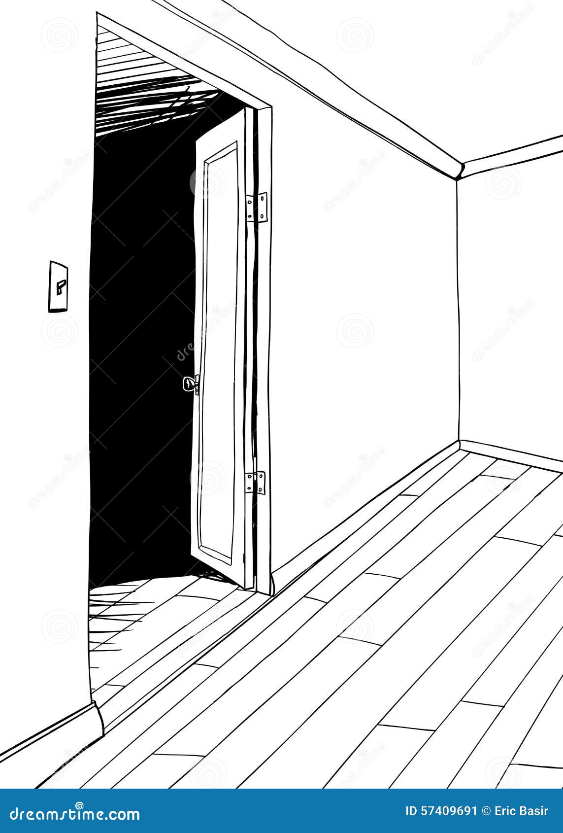 Empty Room Design Coloring Pages