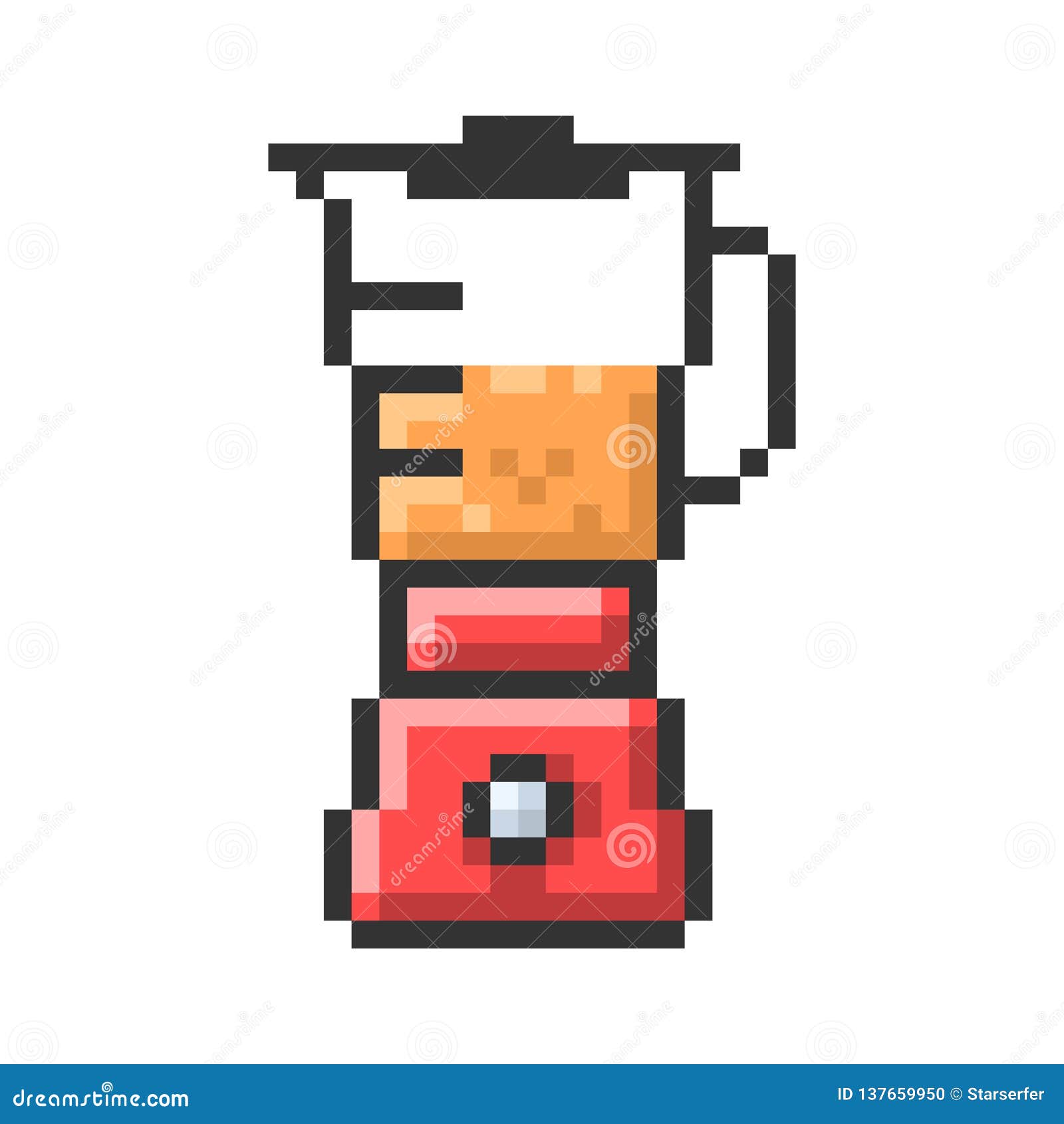 Outlined Pixel Icon of Blender Stock Vector - Illustration of appliance ... Outlined Pixel Icon of Blender Stock Vector - Illustration of appliance ...