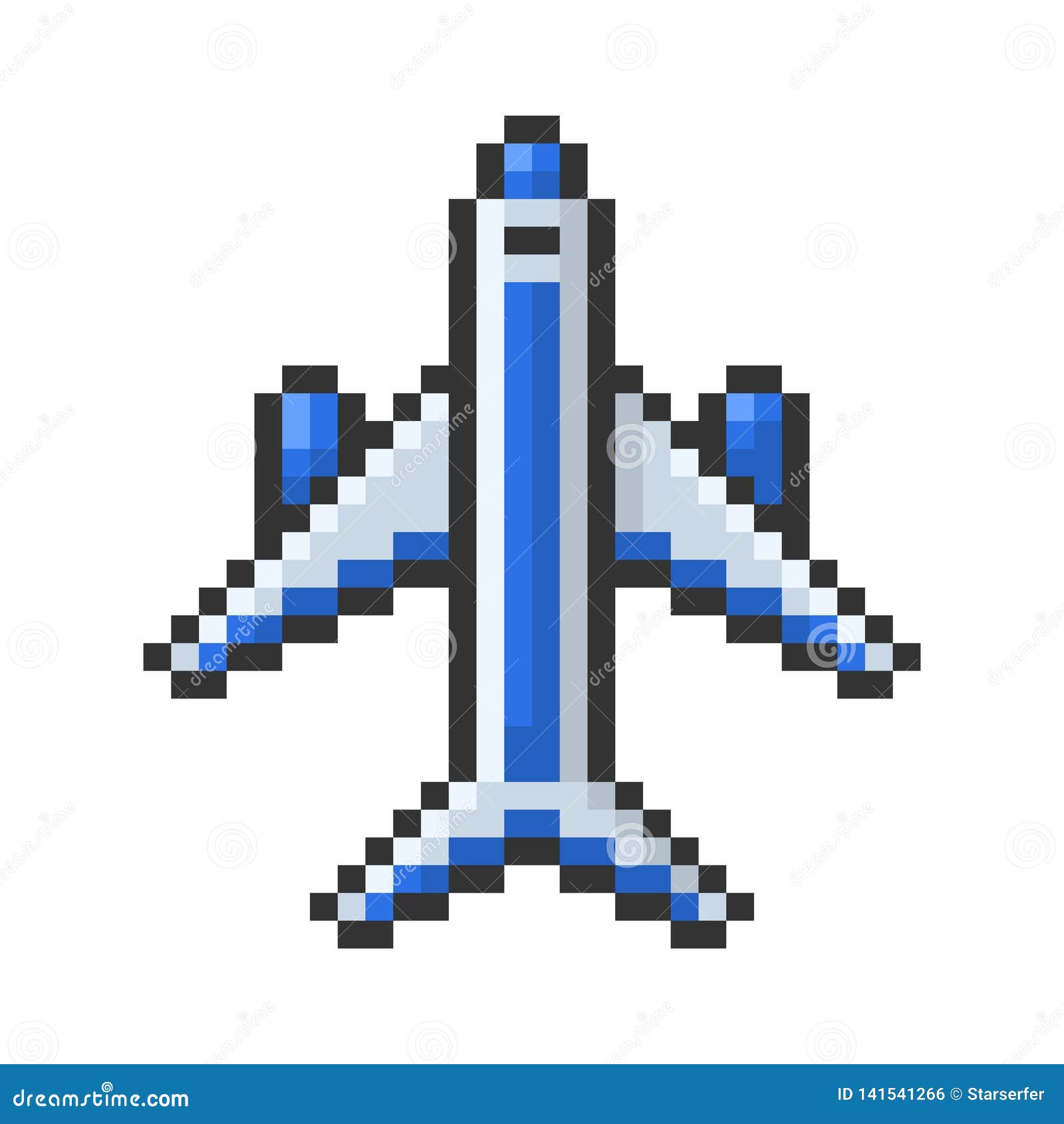 Outlined Pixel Icon of Plane Stock Vector - Illustration of aircraft ... Outlined Pixel Icon of Plane Stock Vector - Illustration of aircraft ...