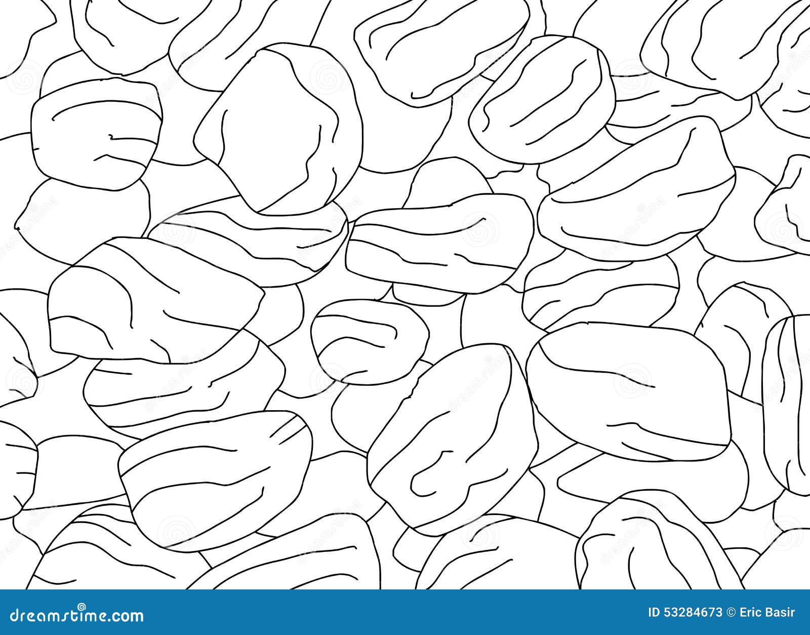 Outlined Raisin Background stock illustration. Illustration of object ...
