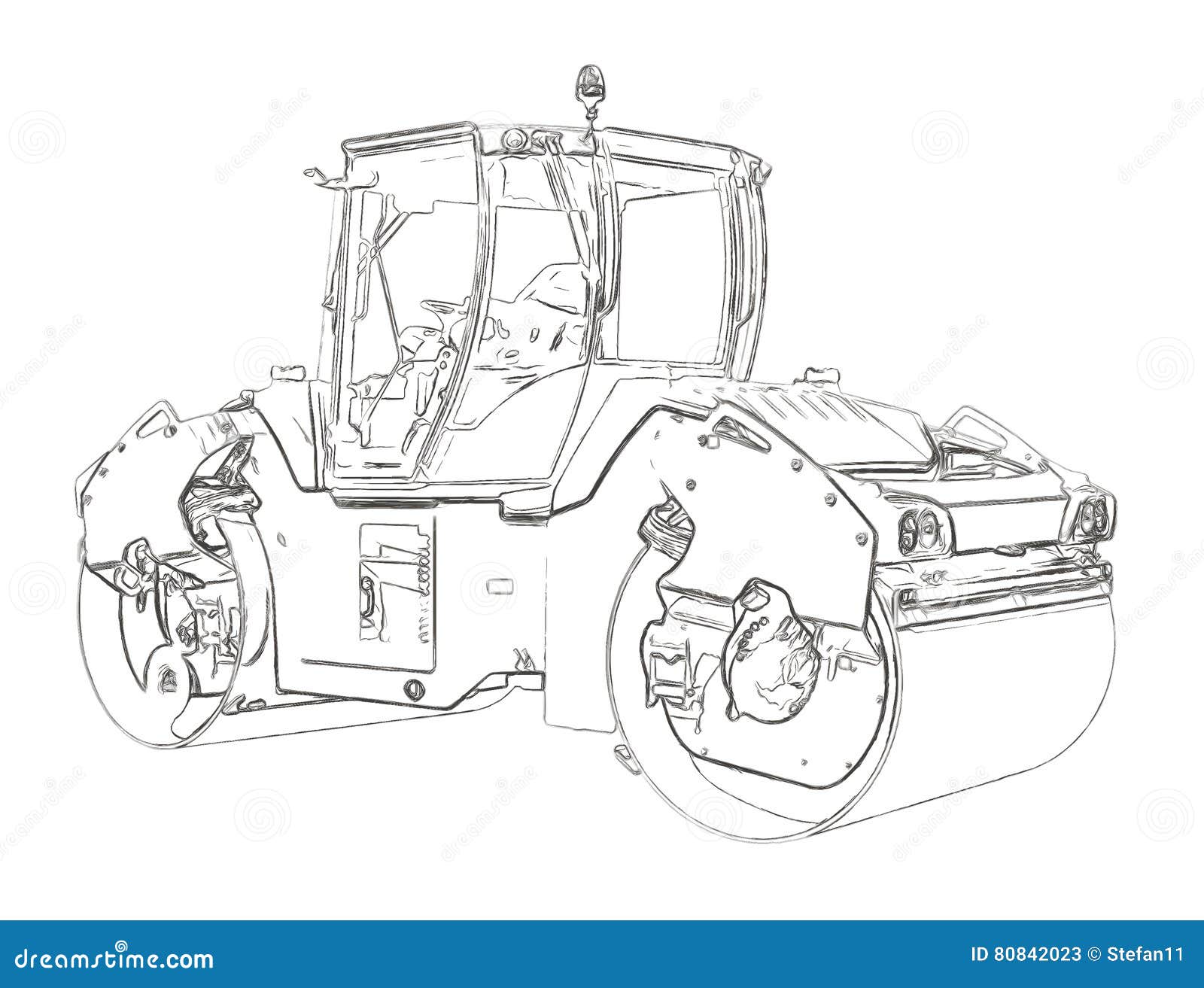 Picture Of The Steamroller Stock Photo | CartoonDealer.com #80950296