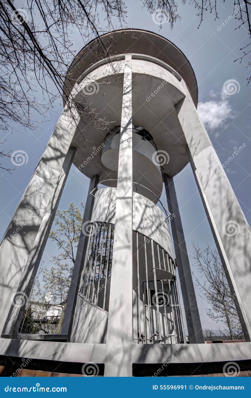 Outlook tower stock image. Image of outlook, tree, tower - 55596991