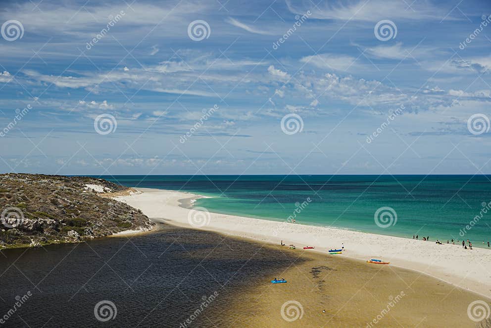 Outlook View of Moore River at Guilderton Stock Image - Image of scenic ...