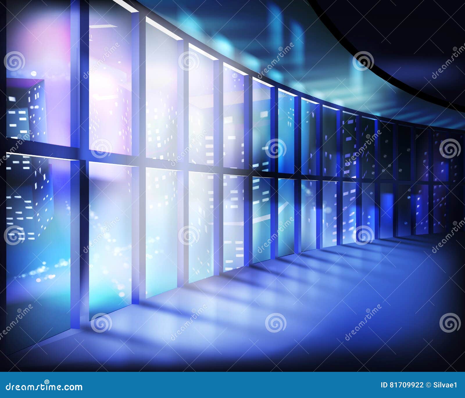 Outlook Of Luxury Beauty Salon Interior Space Stock Photo ...