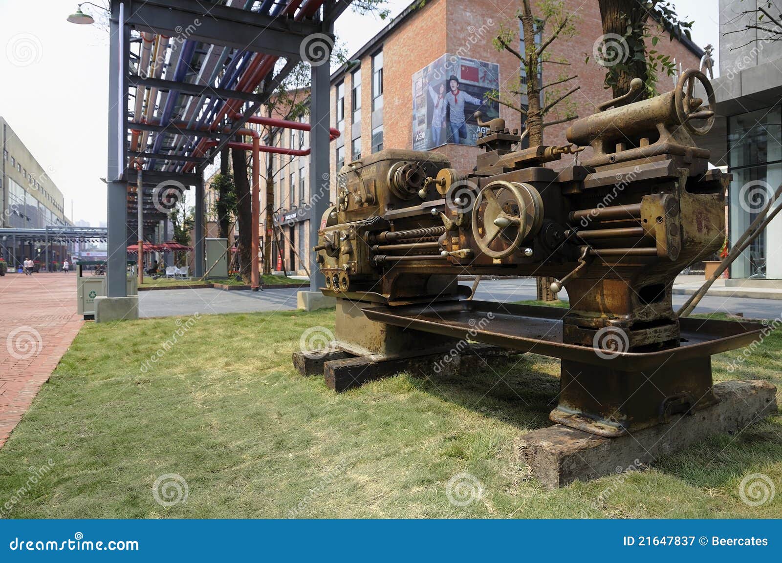 Outmoded Machinery at Chengdu Eastern Music Park Editorial Photography ...