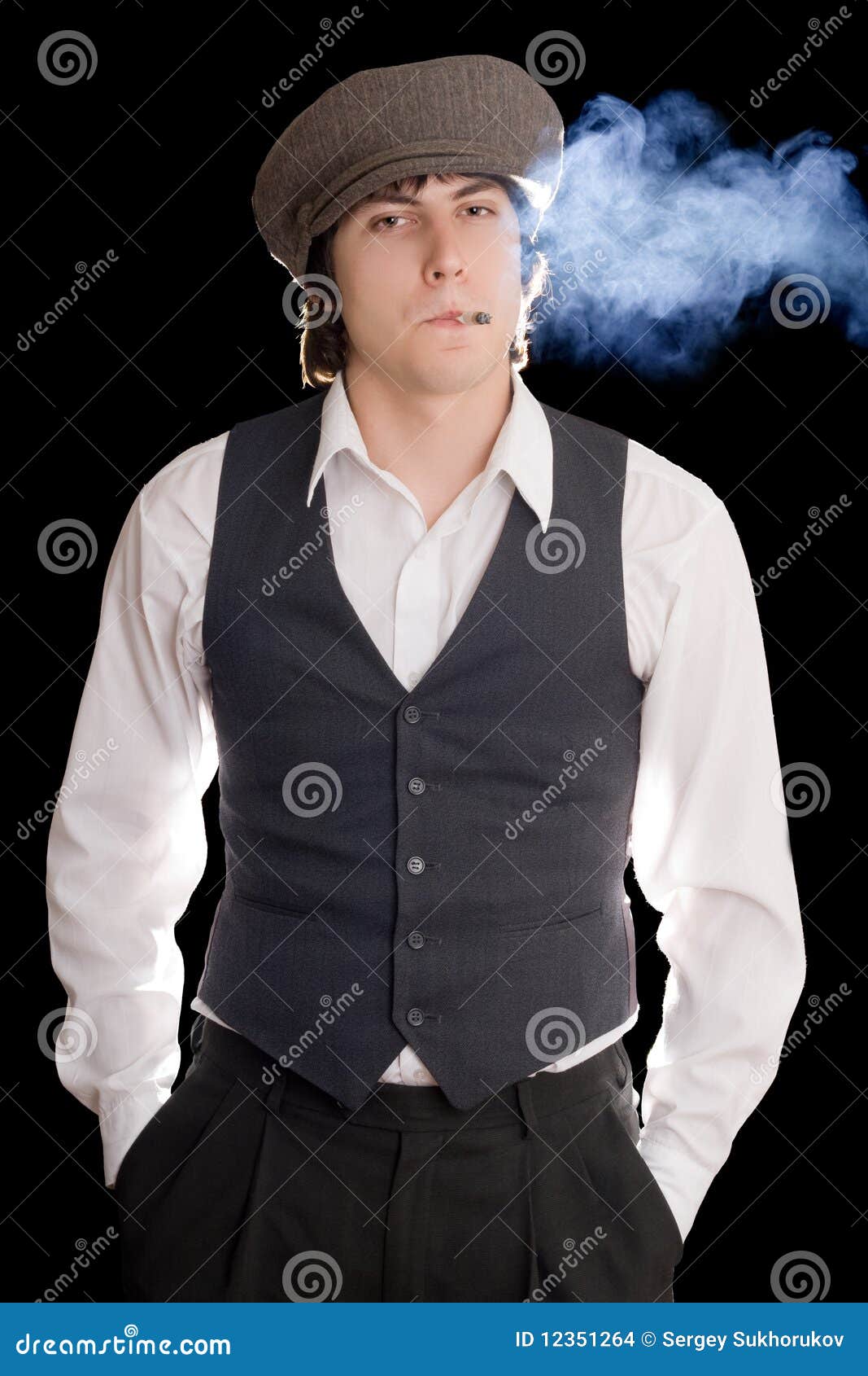 Outmoded young man stock photo. Image of fashion, eccentric - 12351264