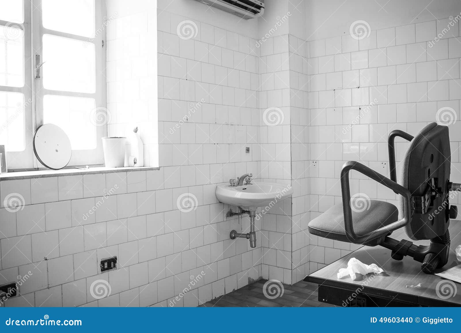 Outpatient Abandoned in an Old Mental Hospital Stock Photo - Image of ...
