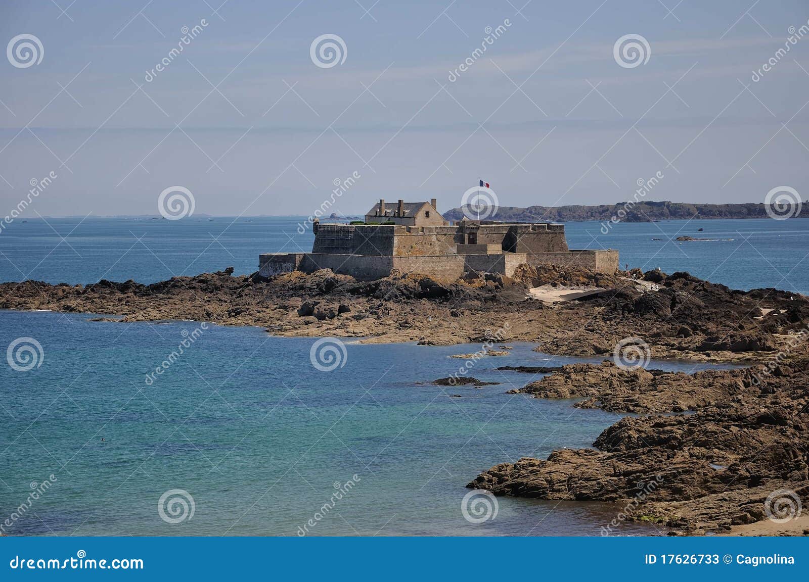 Outpost near the sea stock image. Image of boundary, pirates - 17626733