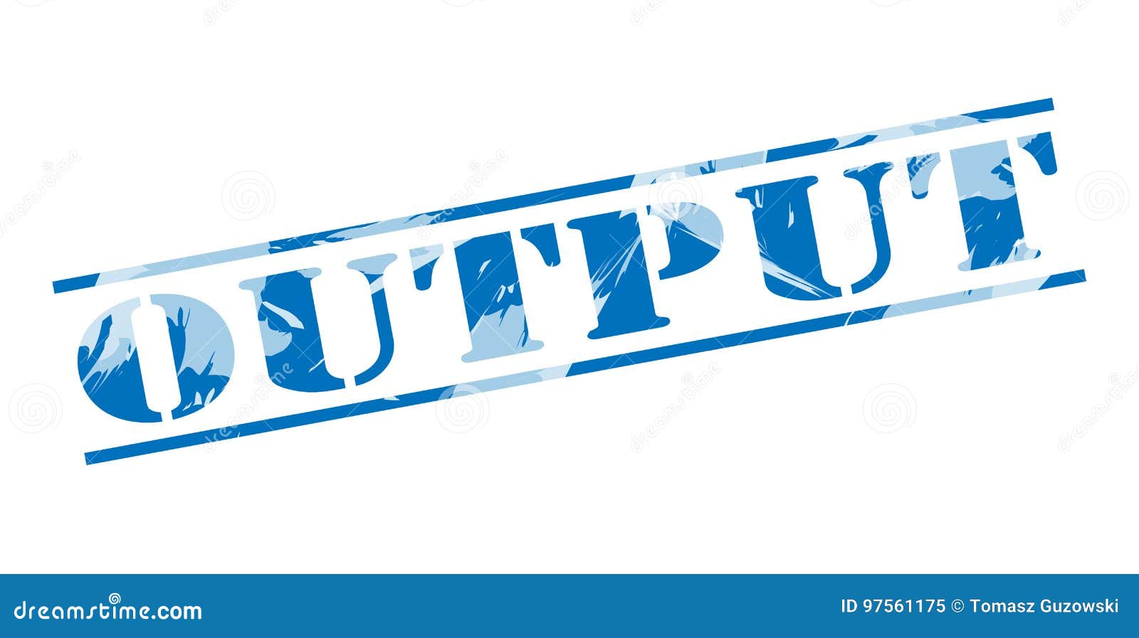 Output blue stamp stock illustration. Illustration of grunge - 97561175